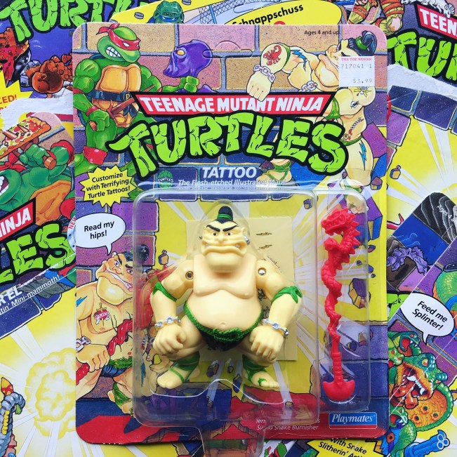 The box art of Teenage Mutant Ninja Turtles toys | It's A Stampede!