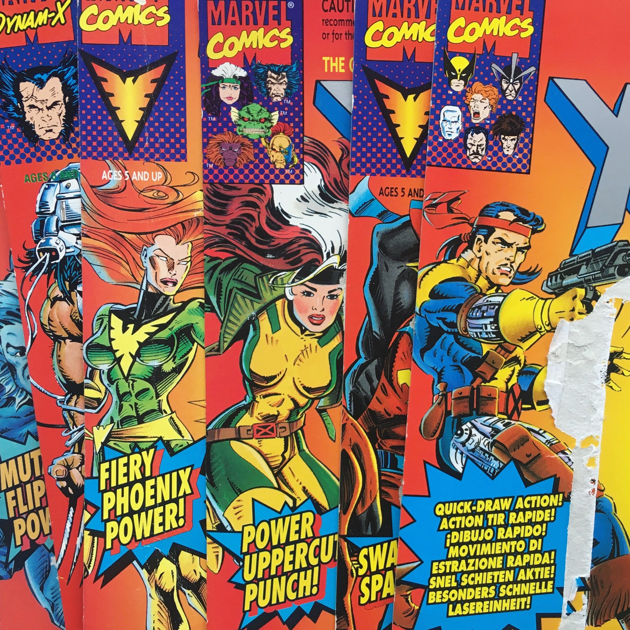 The box art of Marvel ToyBiz toys | It's A Stampede!