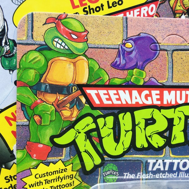 The box art of Teenage Mutant Ninja Turtles toys | It's A Stampede!