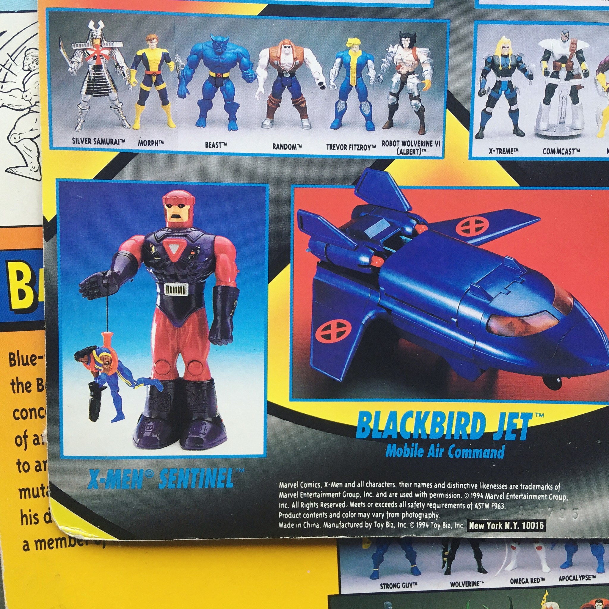 The box art of Marvel ToyBiz toys | It's A Stampede!
