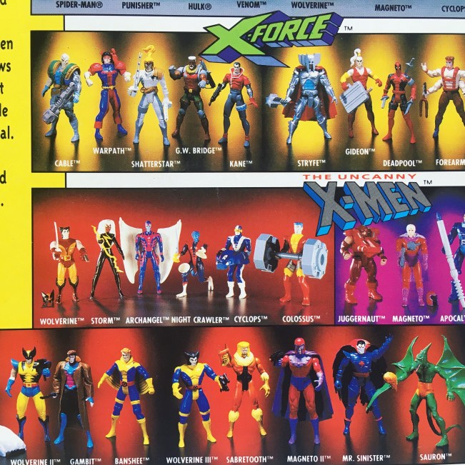 The box art of Marvel ToyBiz toys | It's A Stampede!