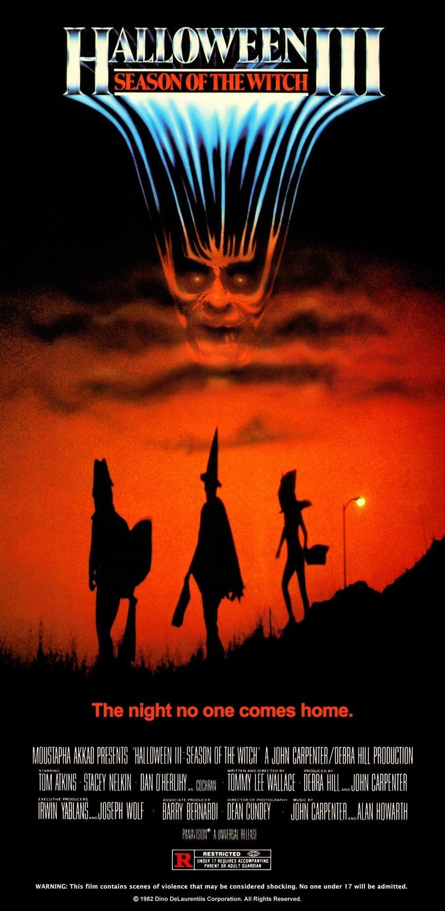 What is the spooky face on the Halloween III poster? | It's A Stampede!